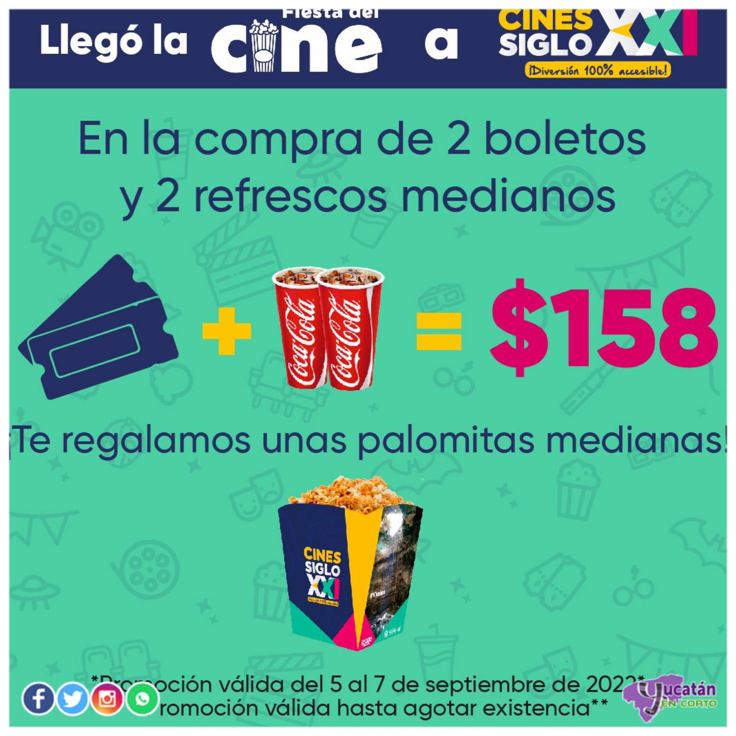 Fiesta del Cine: Estos son los combos y promociones que encontrarás