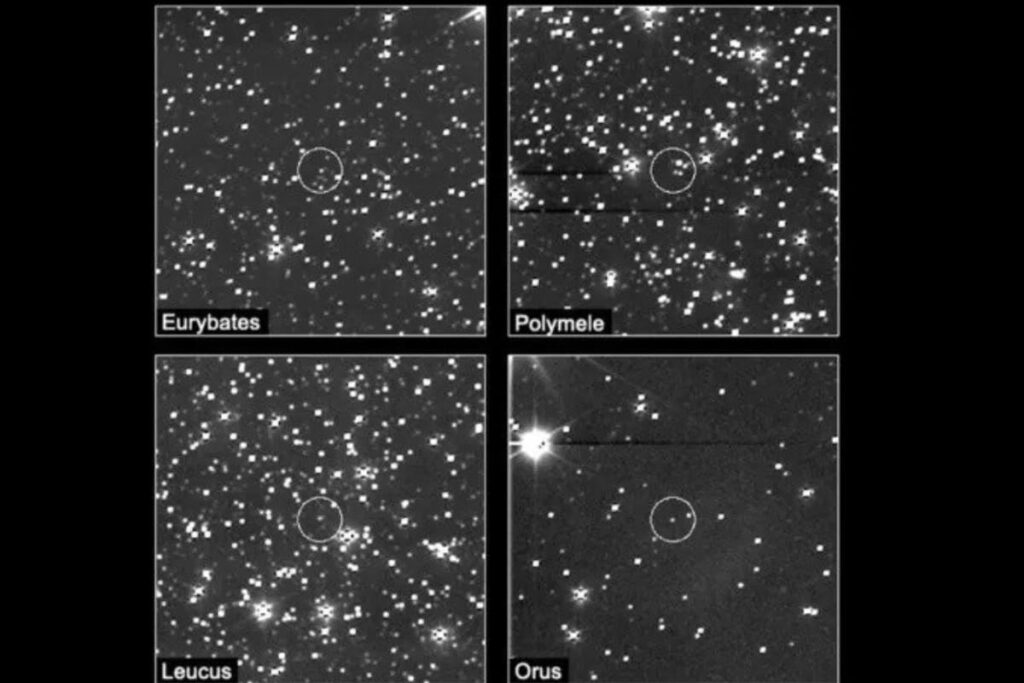 Sonda Lucy de la NASA captura imágenes de asteroides troyanos