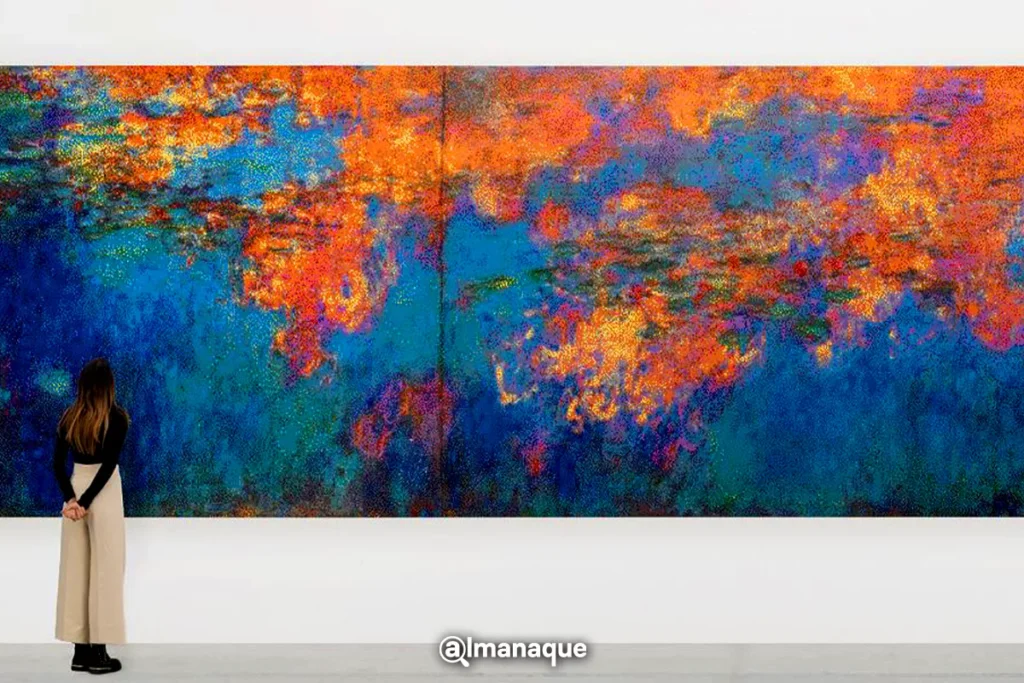 La obra maestra de Monet cobra vida en una escultura de Lego de 650.000 ...