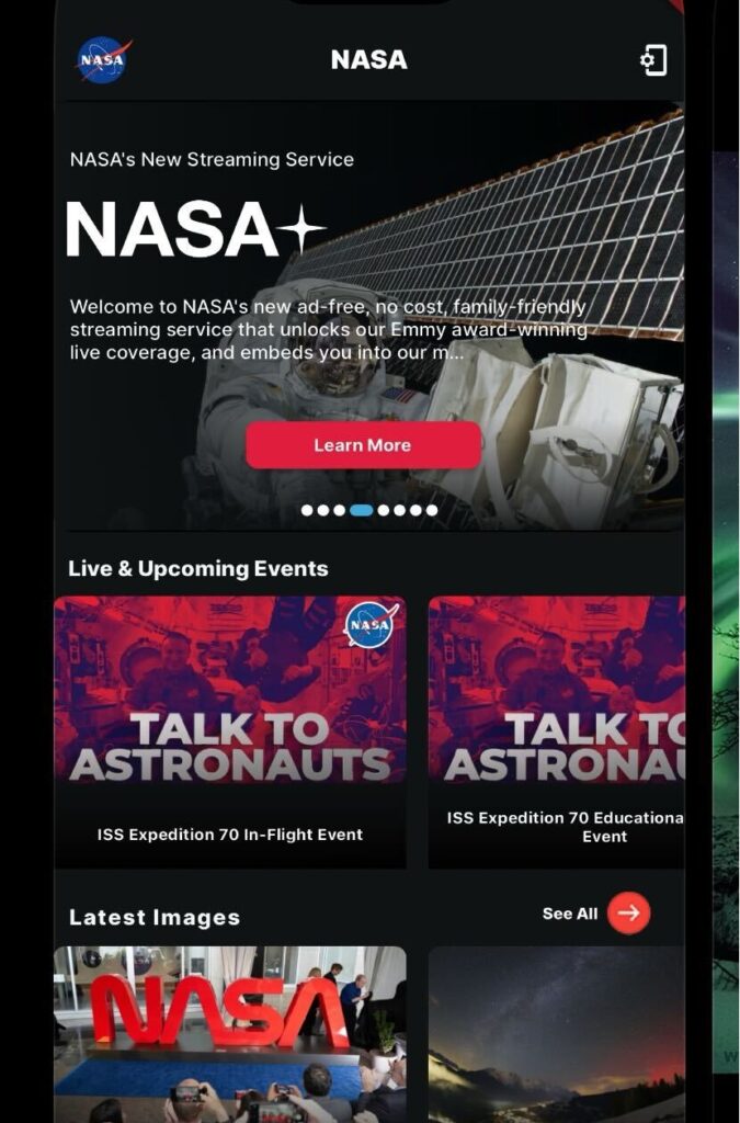 NASA+ llega al espacio del streaming gratuito