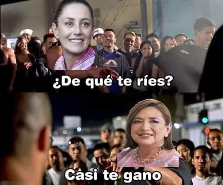 Los memes de la virtual victoria de Claudia Sheinbaum